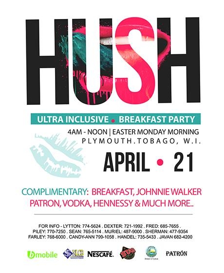 Hush Ultra Inclusive Breakfast Party ID 10181