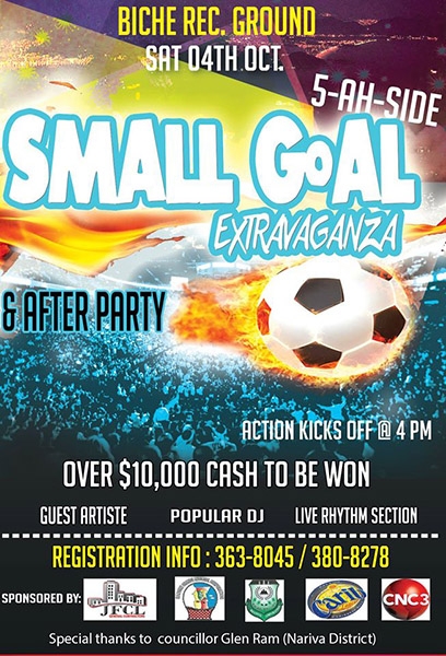 Small Goal Extravaganza & After Party ID 11982