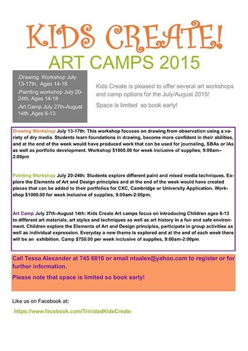 Kids Create! Art Camps 2015 ID 14414