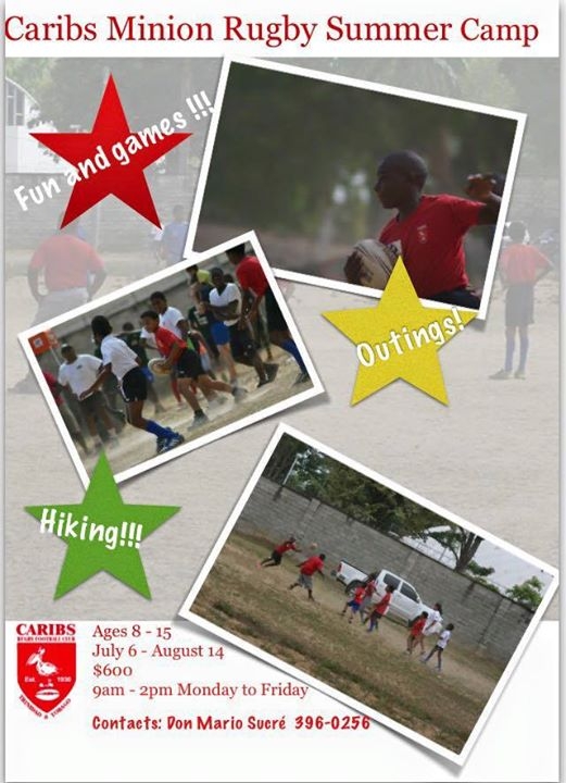Caribs RFC Minion Rugby Summer Camp ID 14424