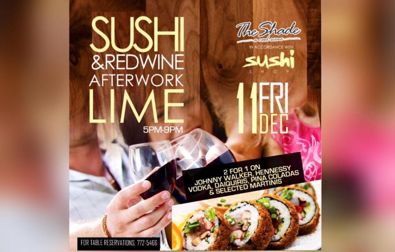 Sushi & Red Wine Afterwork Lime ID 16202