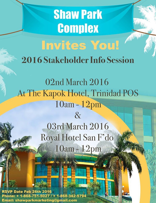 Shaw Park Complex 2016 Stakeholder Information Session ID 16801