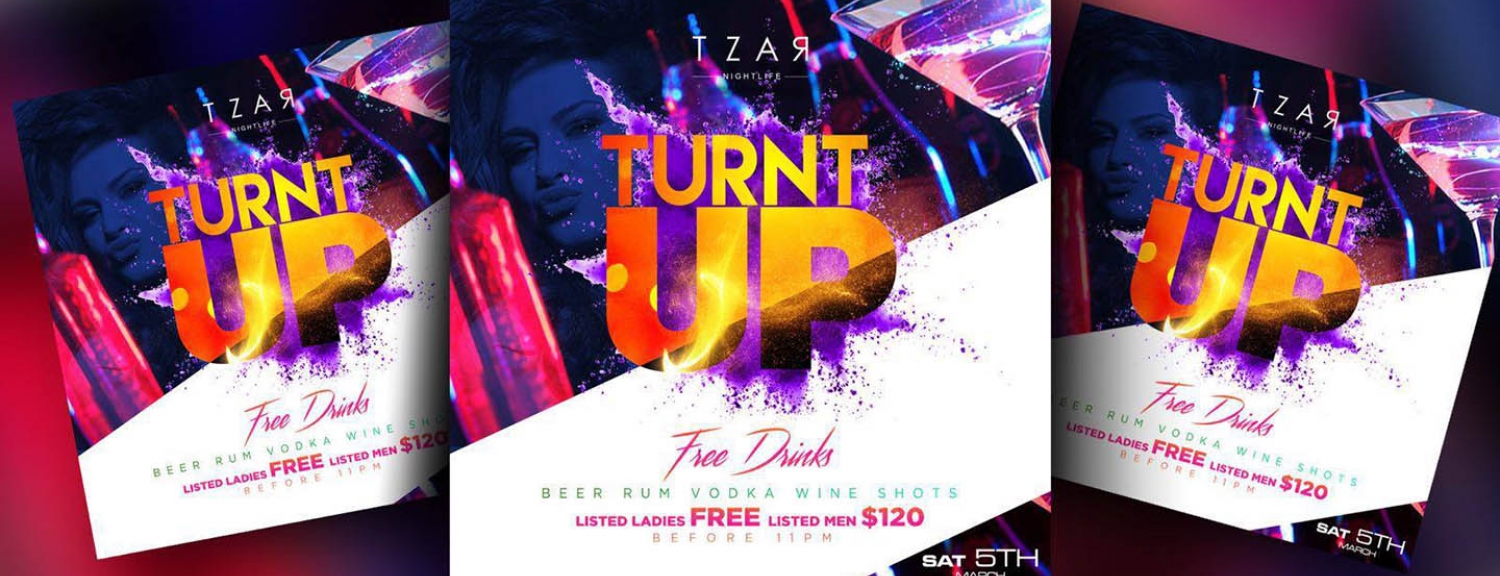 Tzar Saturdays: Turnt Up ID 16898