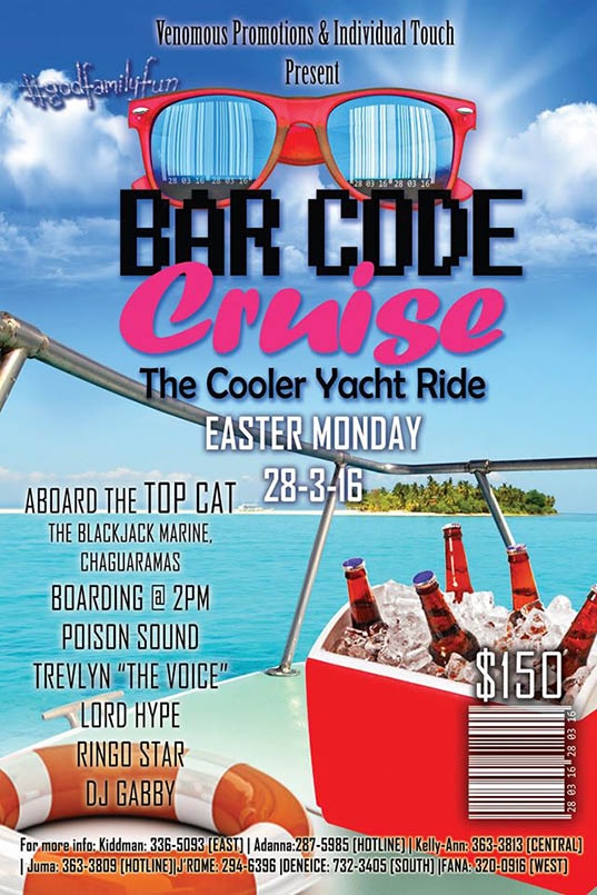 BAR CODE Cruise: The Cooler Yacht Ride ID 16911