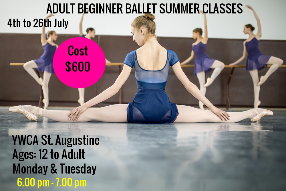 ADULT BEGINNER BALLET-SUMMER PROGRAM ID 18068