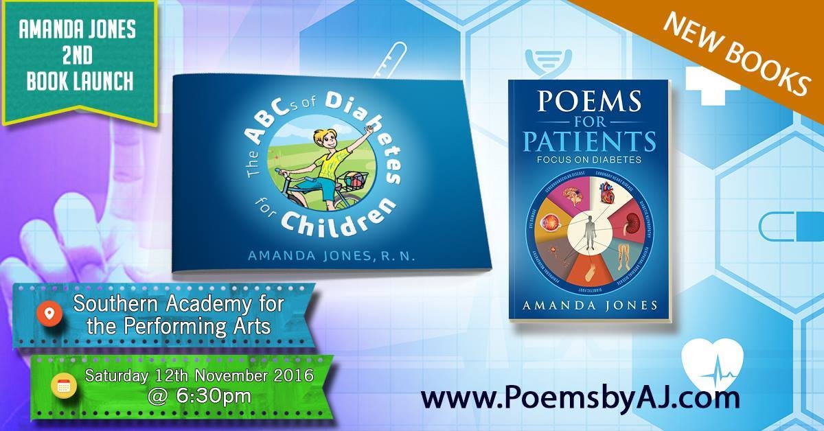 Amanda Jones Book Launch: Poems For Patients - Focus On Diabetes ID 19168