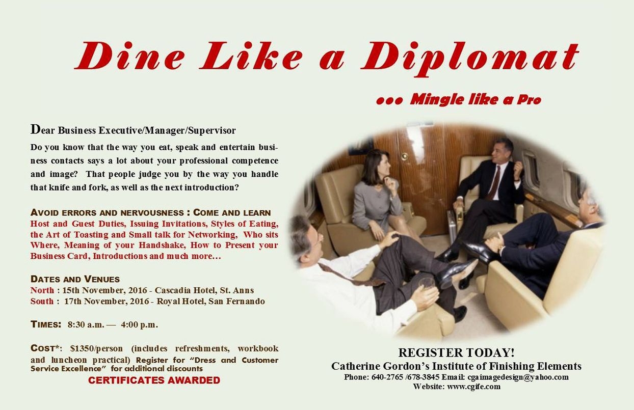 Dine Like A Diplomat: Mingle Like A Pro Training Course ID 19192