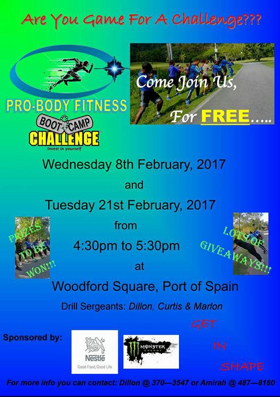 Pro-Body Fitness Boot Camp Challenge ID 20079