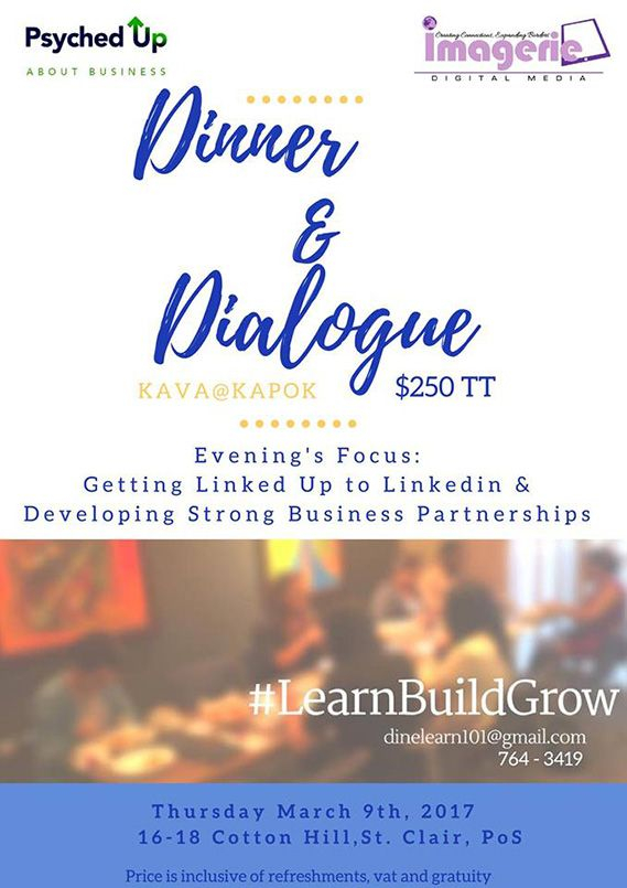 Dinner & Dialogue: Business Development and Networking Event ID 20095