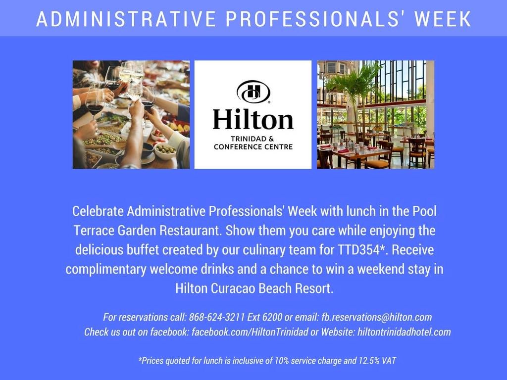 Hilton Administrative Professionals Week Special 2017 ID 20512