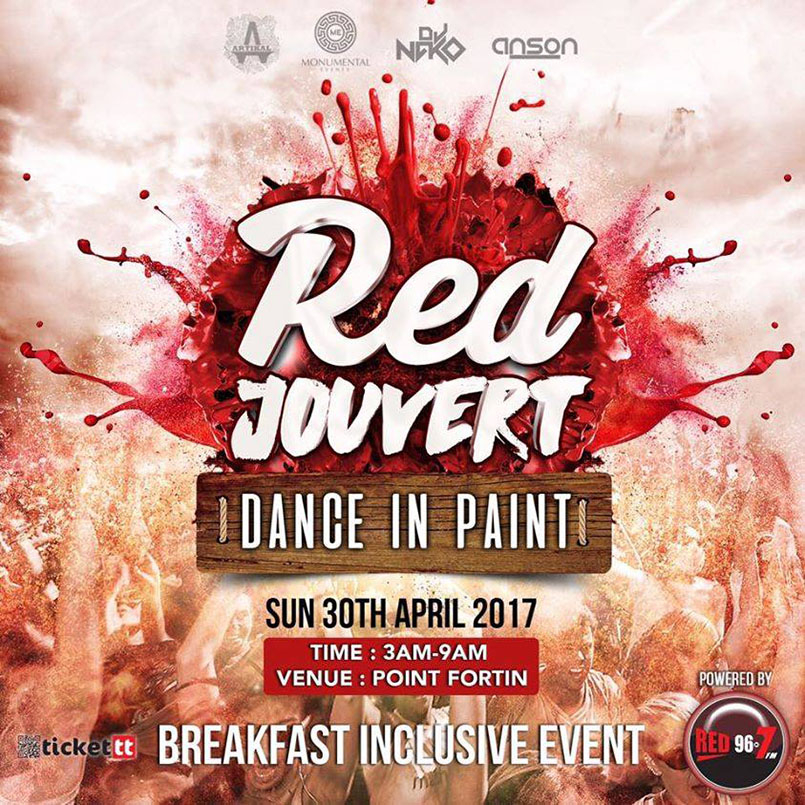 Red Jouvert [Dance In Paint] ID 20567