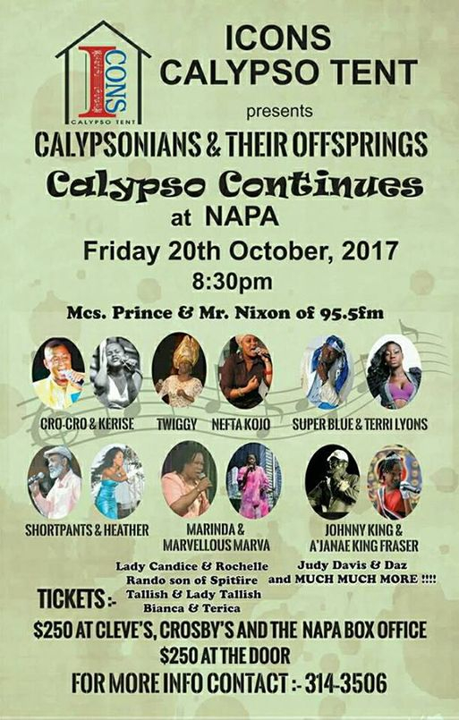 Calypsonians & Their Offspring: Calypso Continues ID 21740