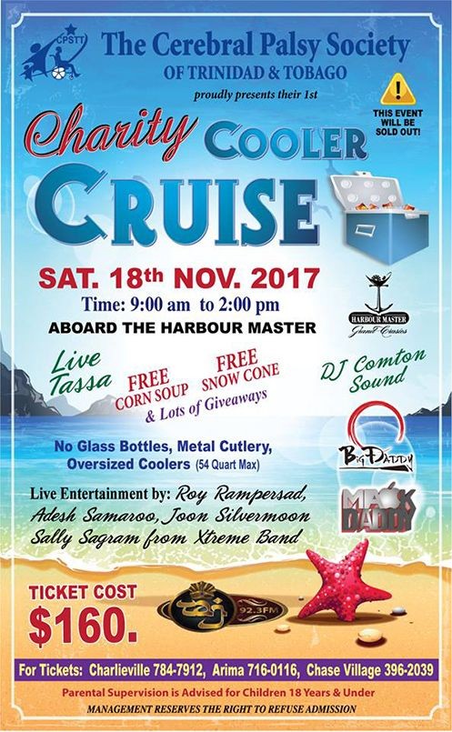 Cerebral Palsy Society of Trinidad and Tobago Charity Cooler Cruise ID ...