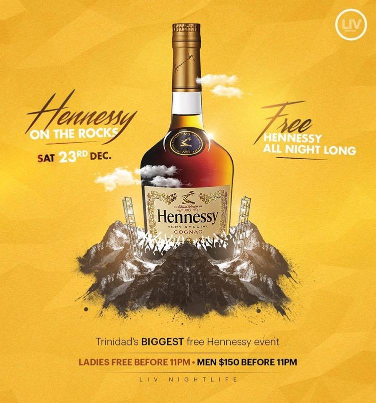 Hennessy On The Rocks - Free Hennessy ID 22525