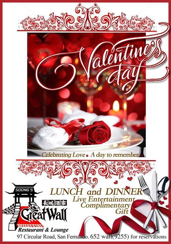 Valentine's Day 2018 at Soong's Great Wall ID 23049