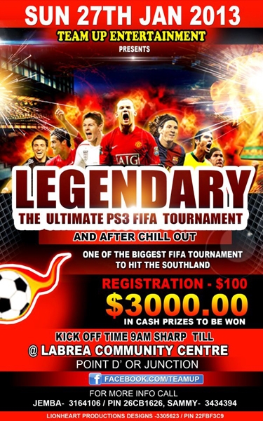 Legendary: The Ultimate FIFA Tournament ID 2958