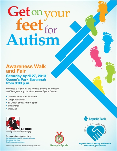 Get On Your Feet For Autism: Annual Republic Bank Walk For Autism ID 3891