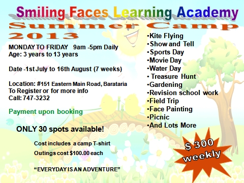 Smiling Faces Learning Academy Summer Camp 2013 ID 5168