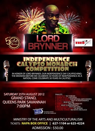 Lord Brynner National Calypso Competition ID 540