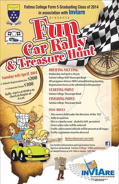 Fun Car Rally & Treasure Hunt ID 9996
