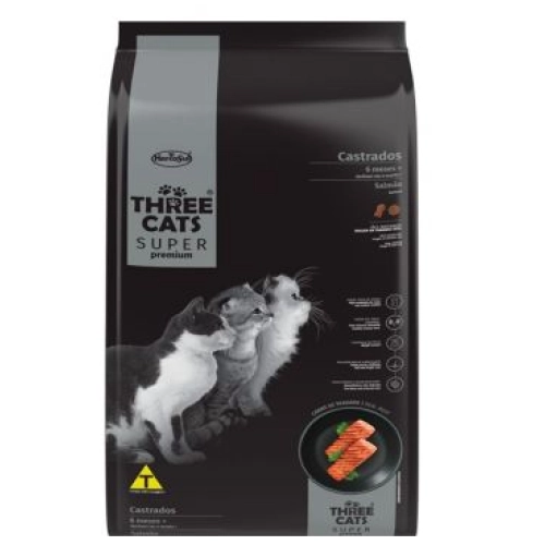 Three Cats Super Premium Cat Food 6 months + Salmon 500g